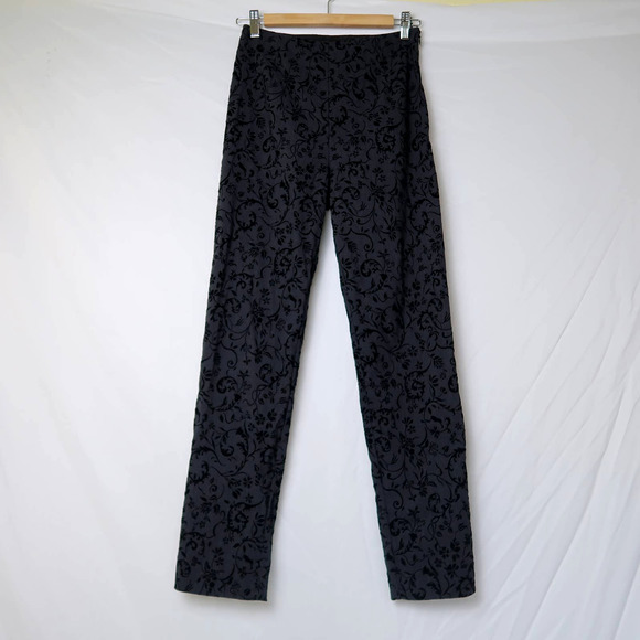 Karen Kane | Pants & Jumpsuits | Vintage 9s Karen Kane Black Floral ...